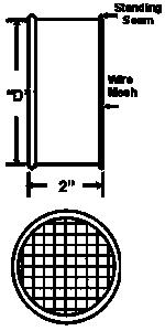 End Caps With Bird Screen On Jamieson Equipment Co., Inc.