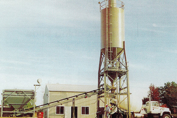 Item # 1000 Brrl, Double Wall Split Stationary Silos 50/50 or 33/66 On ...