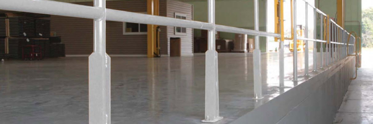 Bolt-On Aluminum Railings On Jamieson Equipment Co., Inc.