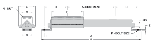 Heavy Duty Top Mount Take-Ups On Jamieson Equipment Co., Inc.