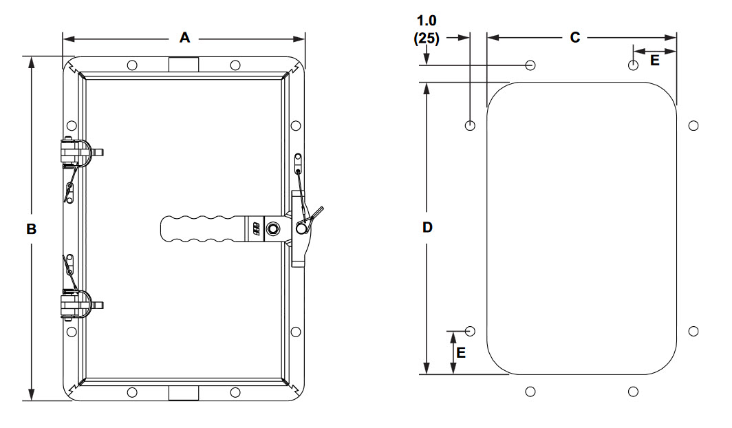 Inspection Doors HD On Jamieson Equipment Co., Inc.