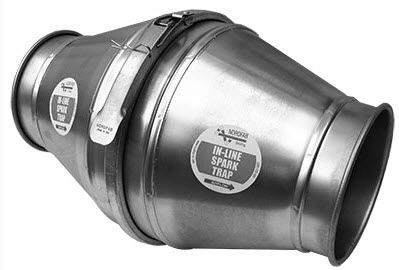 In-Line Spark Trap On Jamieson Equipment Co., Inc.