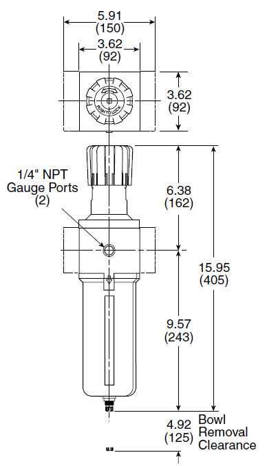 Item # P3NEA98GSABNN, P3NE Filter/Regulator On Jamieson Equipment Co., Inc.
