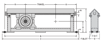 Top Angle Protected Screw Take-Ups On Jamieson Equipment Co., Inc.