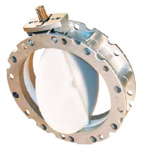 Item # V1FS300, Single Flange Butterfly Valve for Sleeve Connection On ...