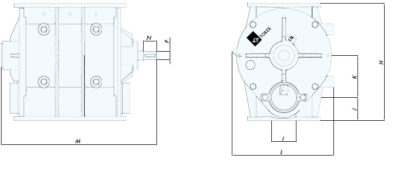 RVS/C Bare Shafted Rotary Valves On Jamieson Equipment Co., Inc.