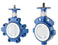 Series 56 Wafer Body Resilient Seat (High Flow) Butterfly Valves On ...